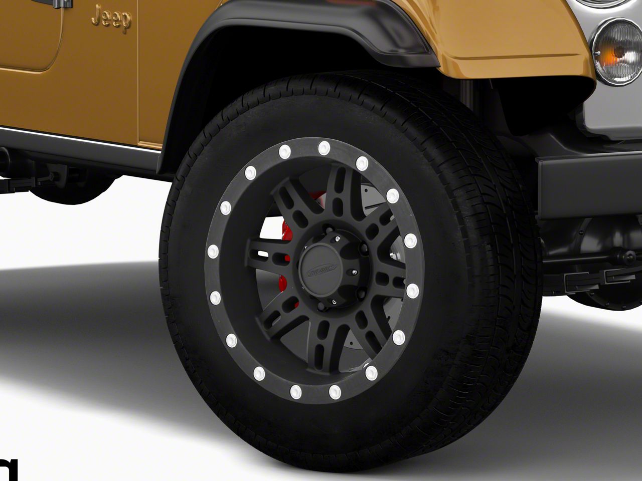 Pro Comp Wheels Jeep Wrangler Series 7031 Flat Black Wheel; 17x9 ...