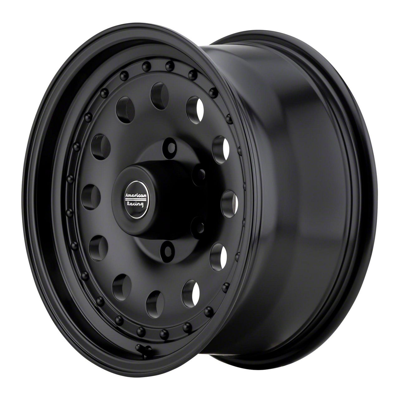 American Racing Jeep Wrangler AR62 Outlaw II Satin Black Wheel; 16x8 ...