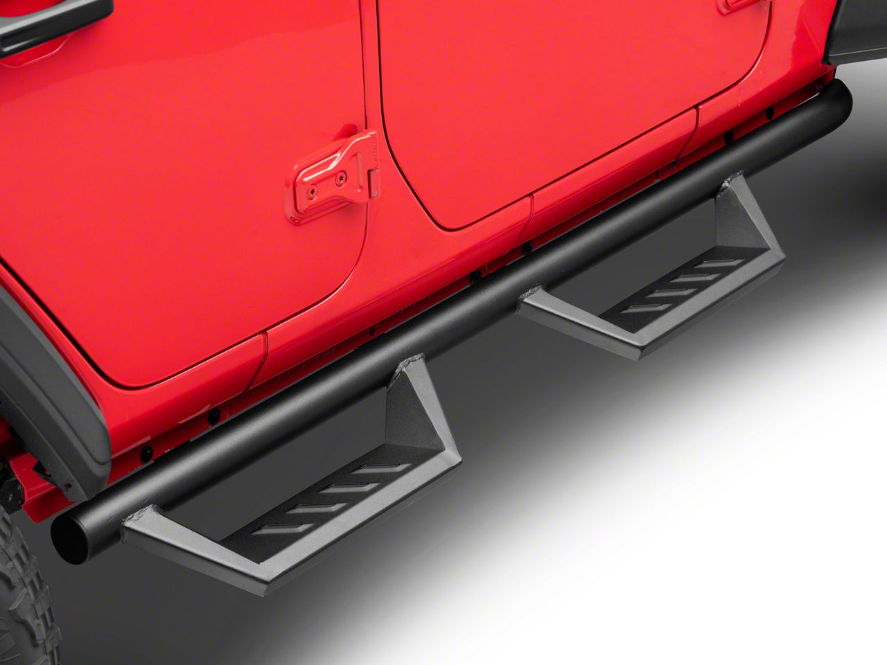 RedRock Jeep Wrangler Tubular Drop Steps J152421-JL (18-24 Jeep ...