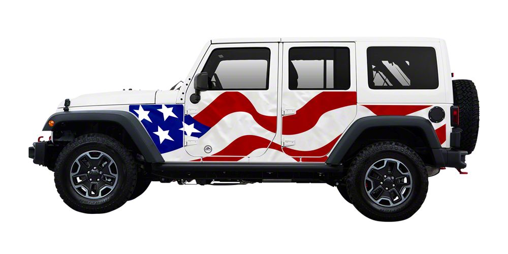 Mek Magnet Jeep Wrangler Magnetic Body Armor; MEK Merica 4009 (07-18 ...