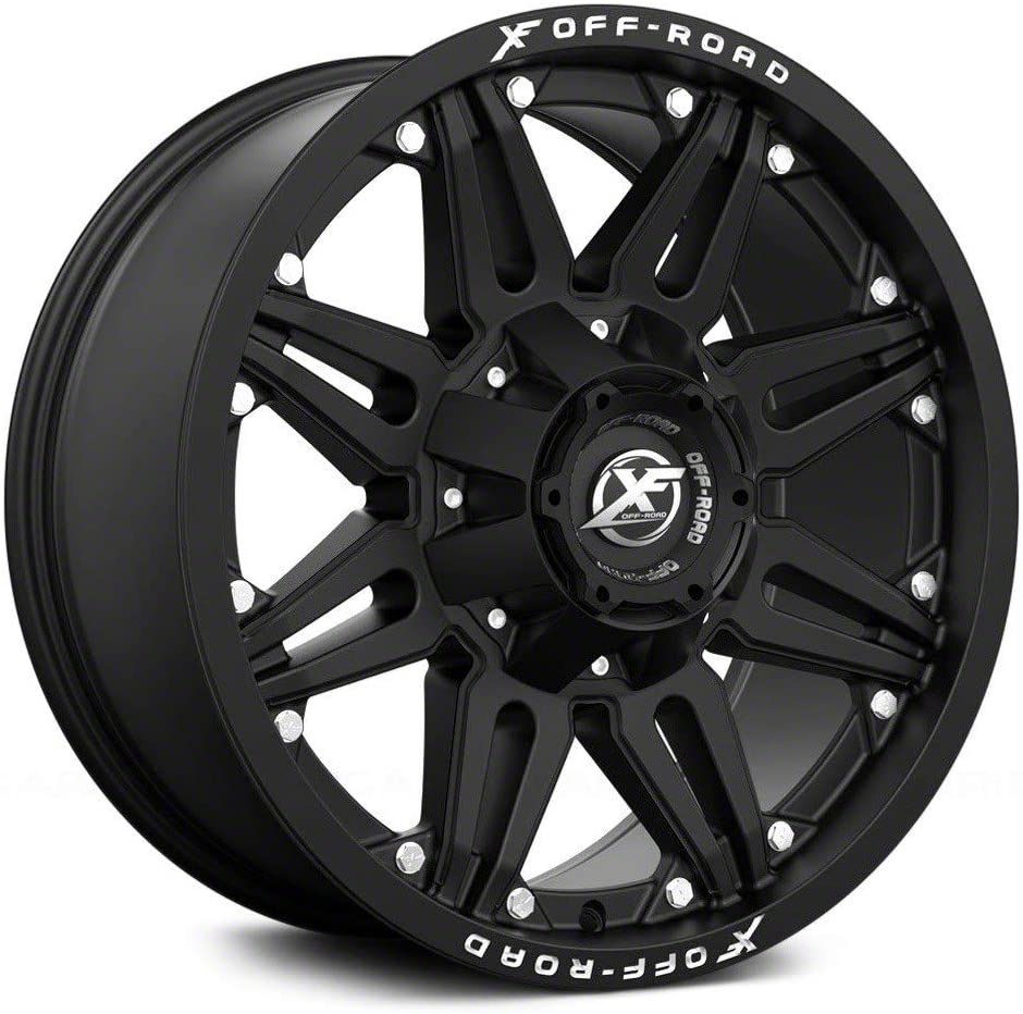 XF Offroad RAM 1500 XF-204 Gloss Black Milled 5-Lug Wheel; 24x14; -76mm ...