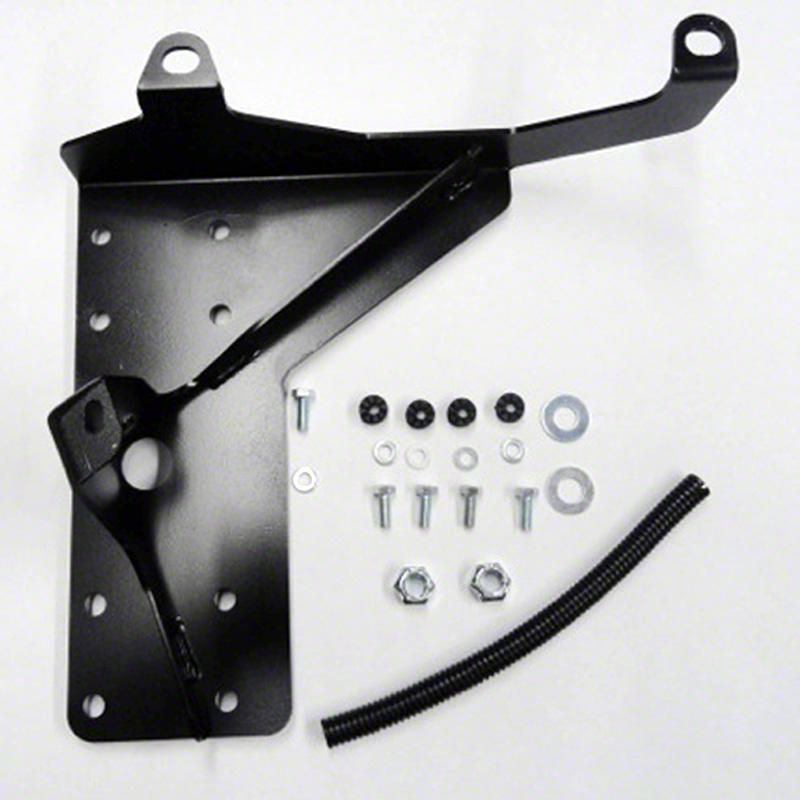 M.O.R.E. Jeep Wrangler ARB Dual Compressor Bracket; Black ARB18-Black ...