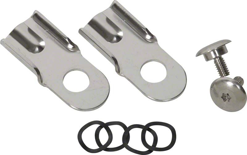 Jeep Wrangler Tailgate Latch Assembly; Polished Stainless Steel; Pair ...