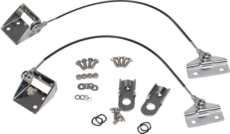 Jeep Wrangler Tailgate Pivot Latch Assembly; Polished Stainless Steel ...