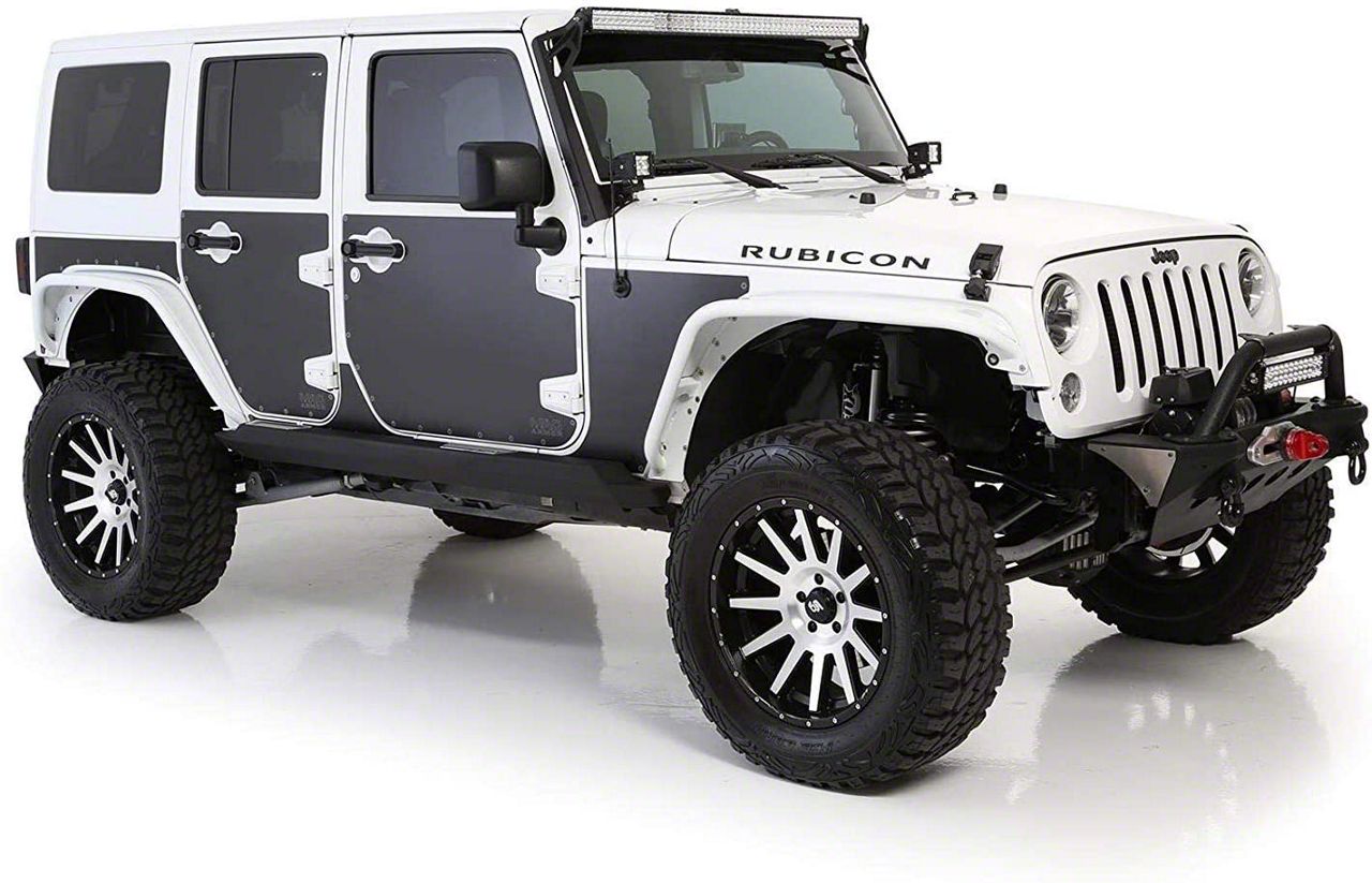Smittybilt Jeep Wrangler MAG Armor Magnetic Trail Skin for Front Fender ...