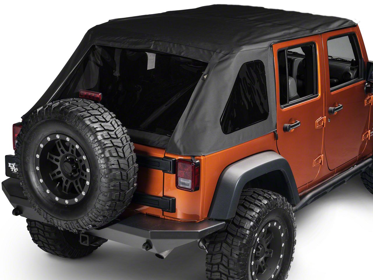 Bestop Jeep Wrangler Trektop 56805-35 (07-18 Jeep Wrangler JK 4-Door ...