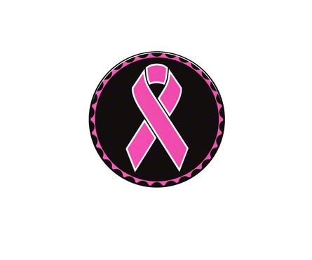 Jeep Wrangler Breast Cancer Ribbon Rated Badge (Universal; Some ...