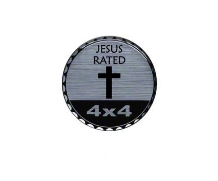 Jeep Wrangler Jesus Rated Badge (Universal; Some Adaptation May Be ...