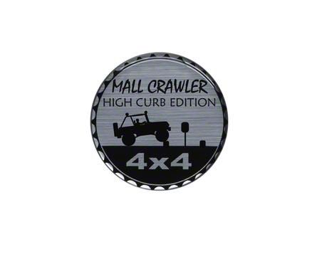 Jeep Wrangler Mall Crawler Rated Badge (Universal; Some Adaptation May ...