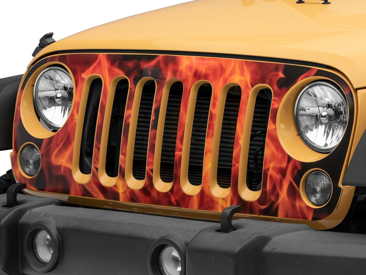 SEC10 Jeep Wrangler Grille Decal; Tie Dye J157986 (07-18 Jeep Wrangler ...