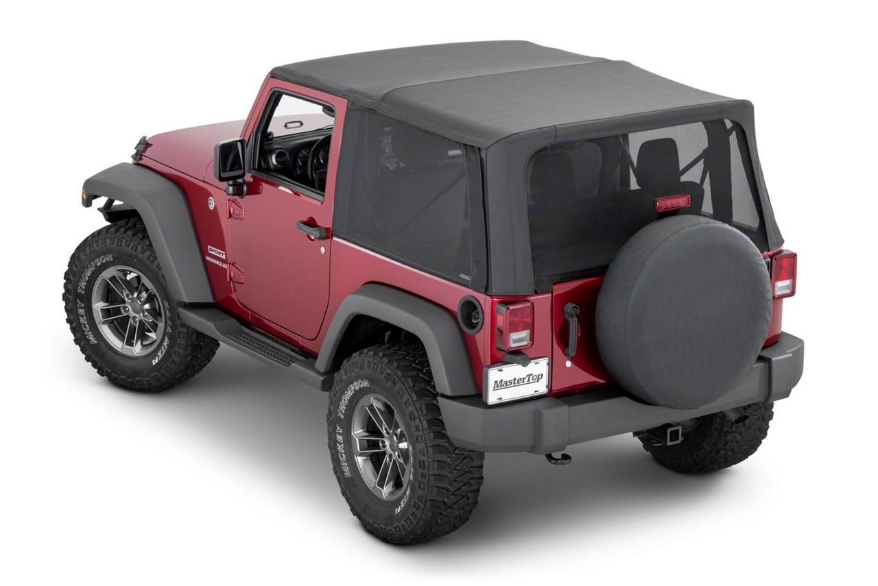 MasterTop Jeep Wrangler 3-Piece Mesh Trail Screens; Black 16032301 (10 ...