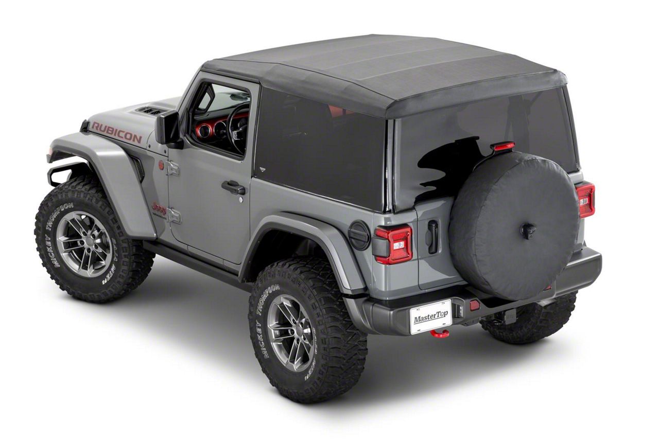 MasterTop Jeep Wrangler Full View Rear Window Repair System; Tinted ...