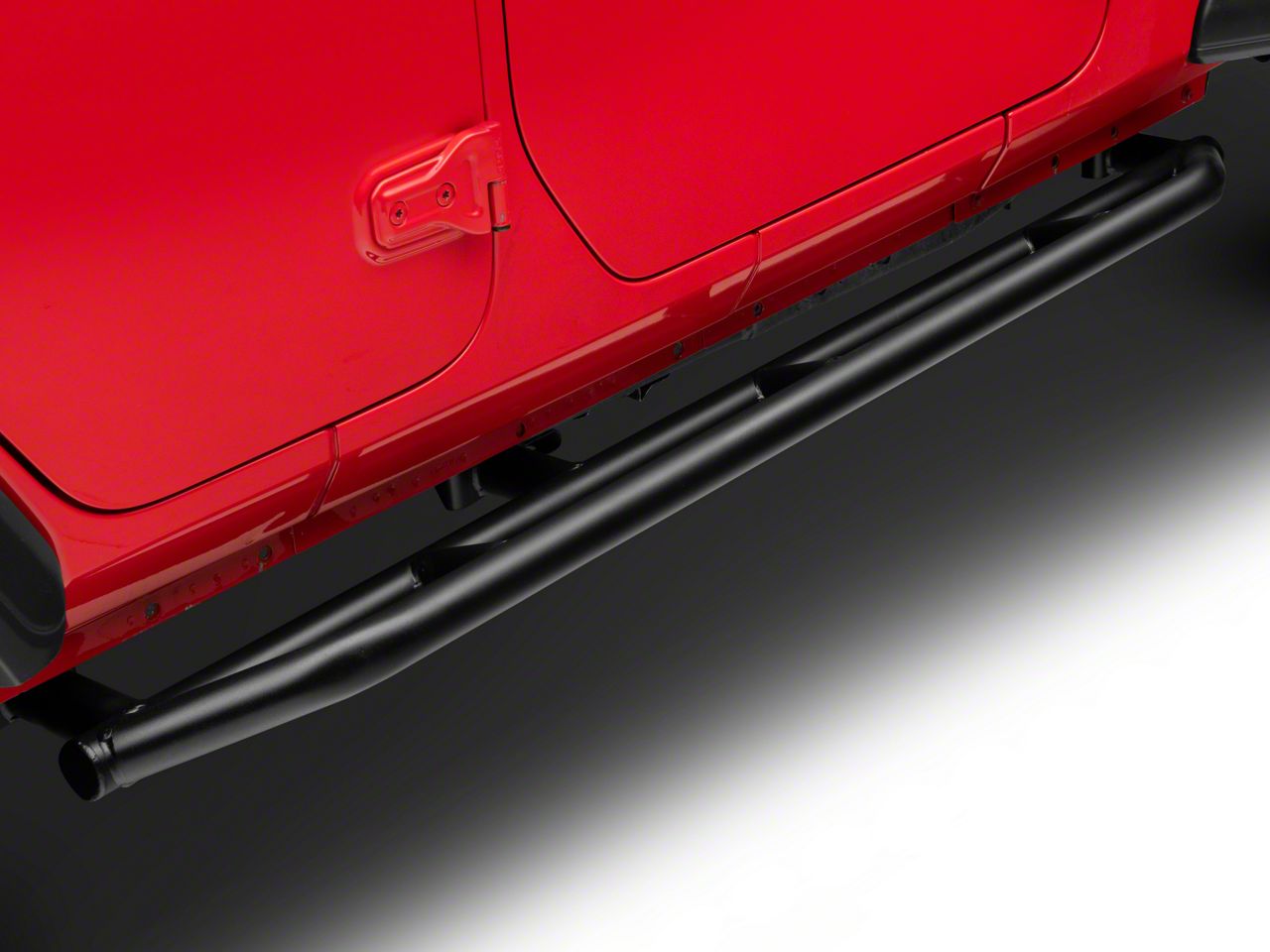 ACE Engineering Jeep Wrangler Rock Sliders; Texturized Black J0054398 ...