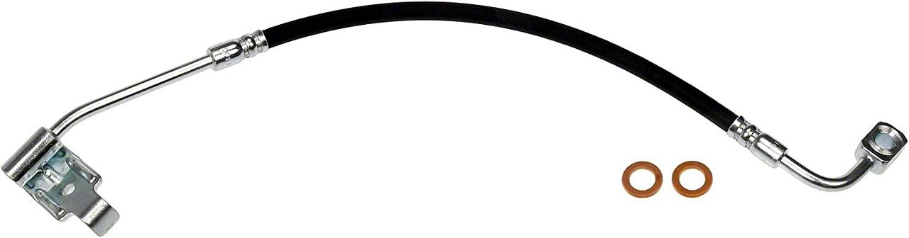 Jeep Wrangler Rear Brake Hydraulic Hose; Passenger Side (07-18 Jeep ...