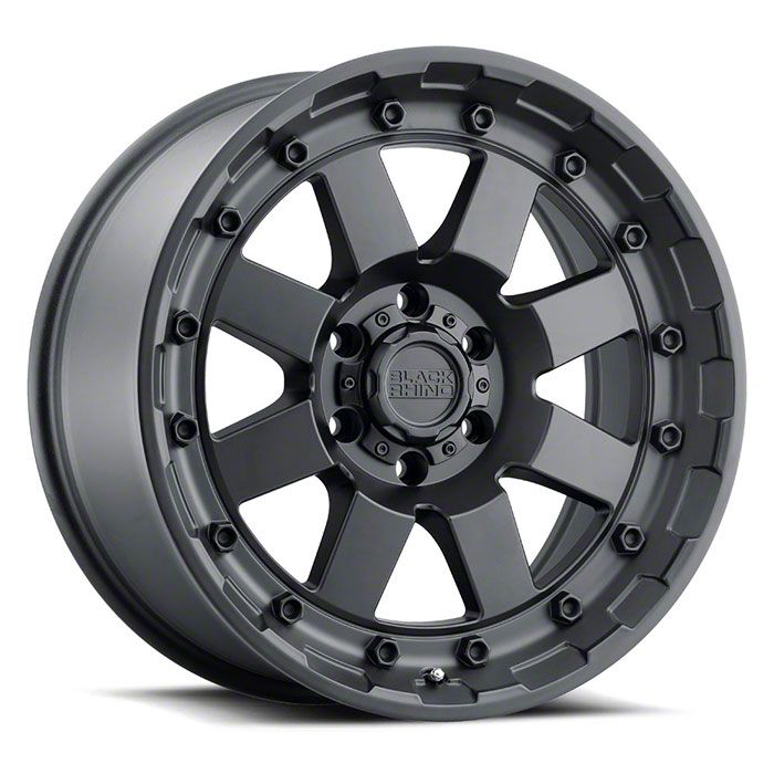Black Rhino Jeep Grand Cherokee Cleghorn Matte Black Wheel; 18x9 ...