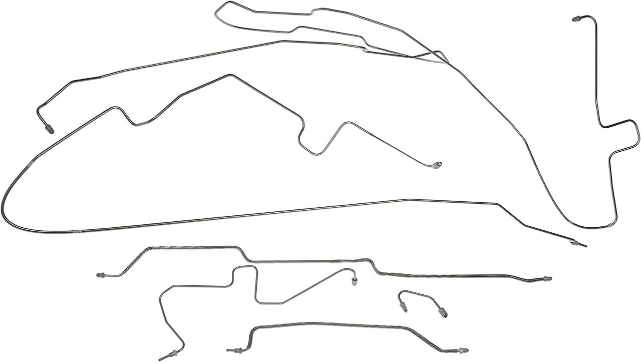 Jeep Wrangler Stainless Steel Brake Line Kit (97-02 Jeep Wrangler TJ ...