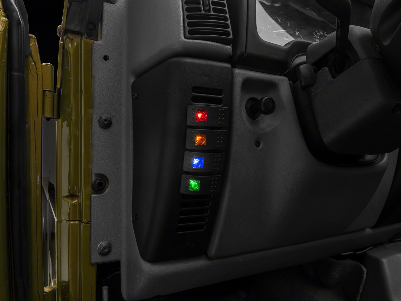 RedRock Jeep Wrangler Switch Pod J165066 (97-06 Jeep Wrangler TJ ...