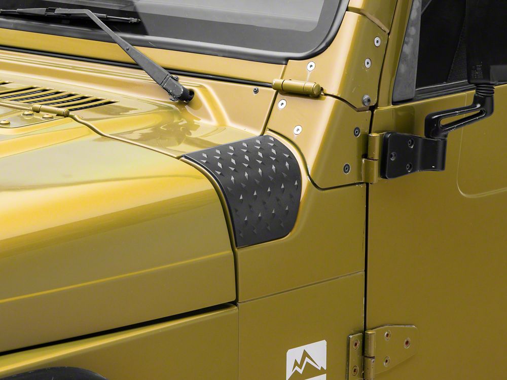 RedRock Cowl Armor Diamond Plate Style 97 06 Jeep Wrangler TJ RedRock