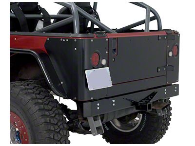 Jeep YJ Rear Cargo Storage for Wrangler (1987-1995) | ExtremeTerrain