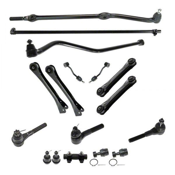 Jeep Wrangler 17-Piece Steering and Suspension Kit (97-06 Jeep Wrangler ...