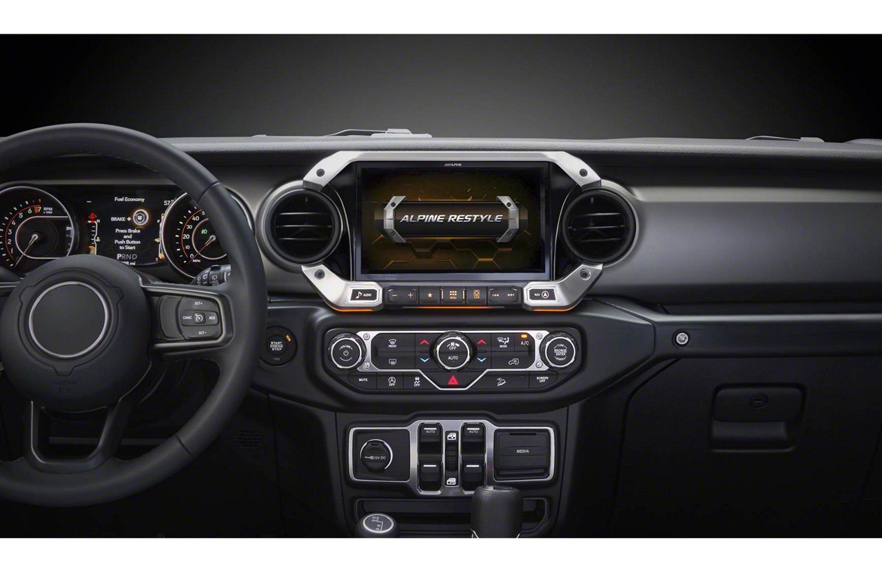 Alpine Jeep Gladiator 9-Inch Weather Resistant Multimedia Receiver i509 ...
