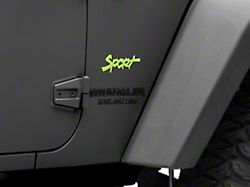 Jeep YJ Stickers & Decals for Wrangler (1987-1995) | ExtremeTerrain