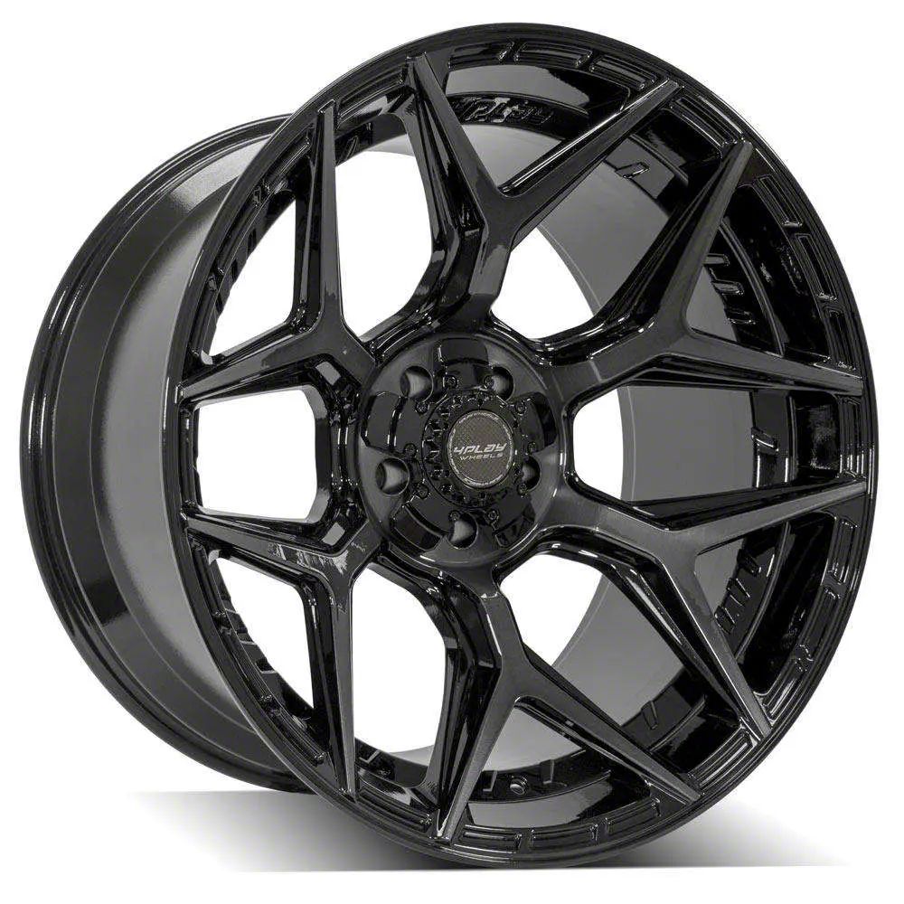 4Play RAM 1500 4P06 Brushed Black 5-Lug Wheel; 20x10; -18mm Offset 4P06 ...