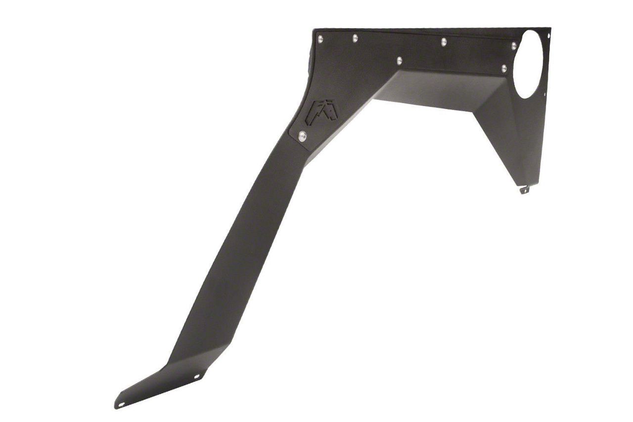 Fab Fours Jeep Wrangler Modular Base Rear Fenders; Bare Steel JL2001-B ...