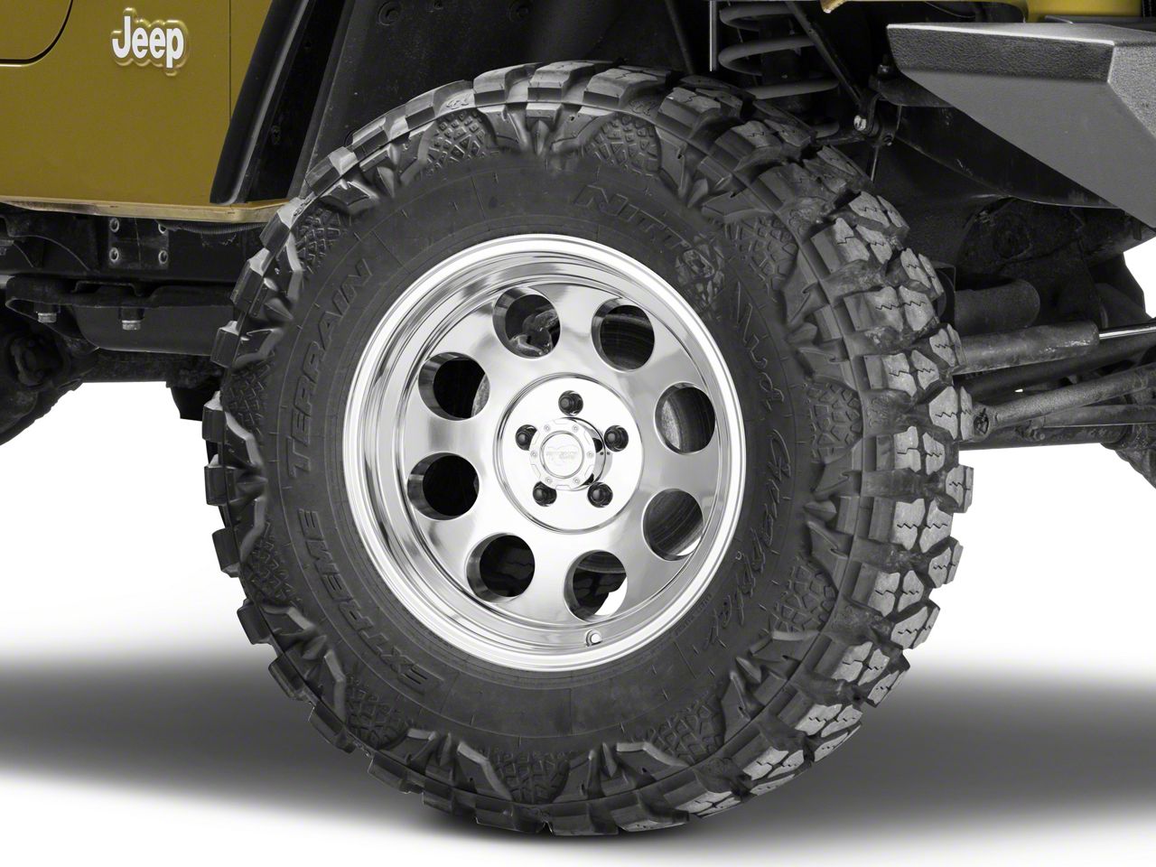 Pro Comp Wheels Jeep Wrangler Series 1069 Polished Wheel; 17x9 1069 ...