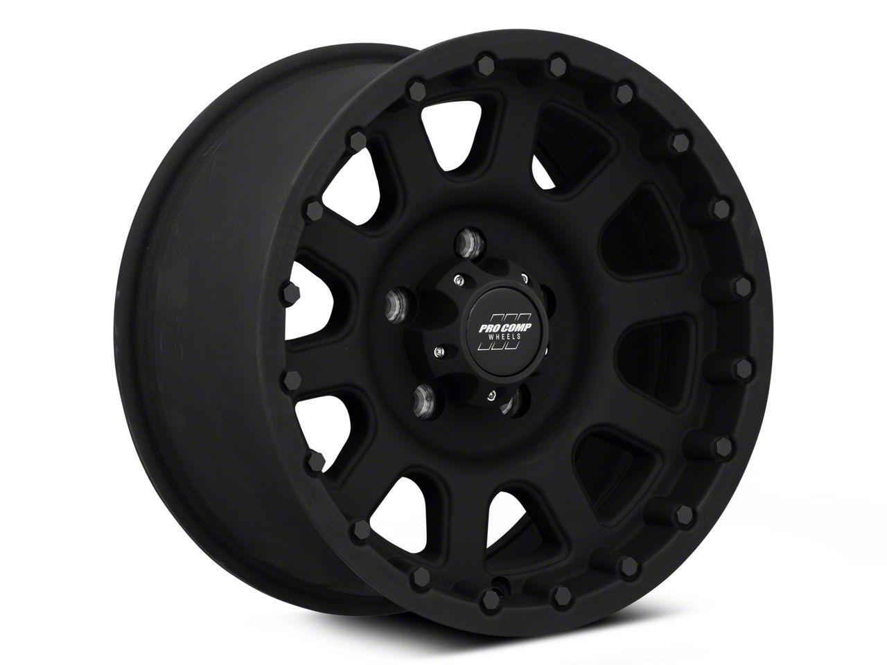 Pro Comp Wheels Jeep Wrangler Series 7032 Flat Black Wheel - 16x8 7032 ...