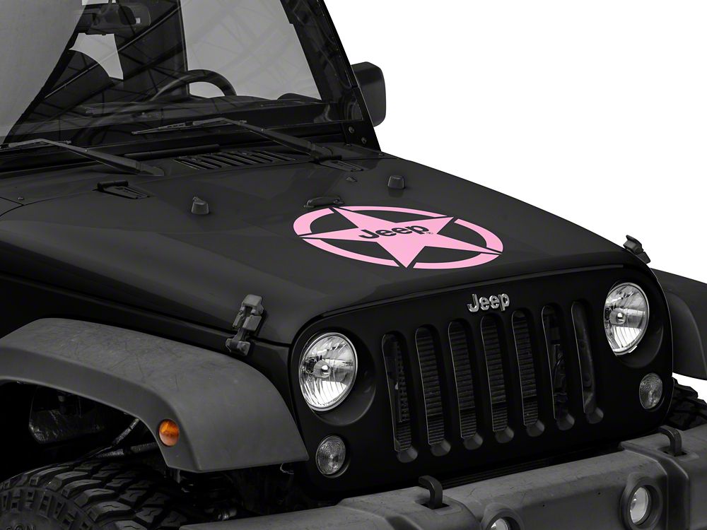 Jeep wrangler with pink accents store