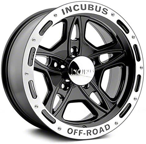 Incubus Jeep Wrangler 511 Gloss Black Machined Wheel; 17x9 511790550 ...