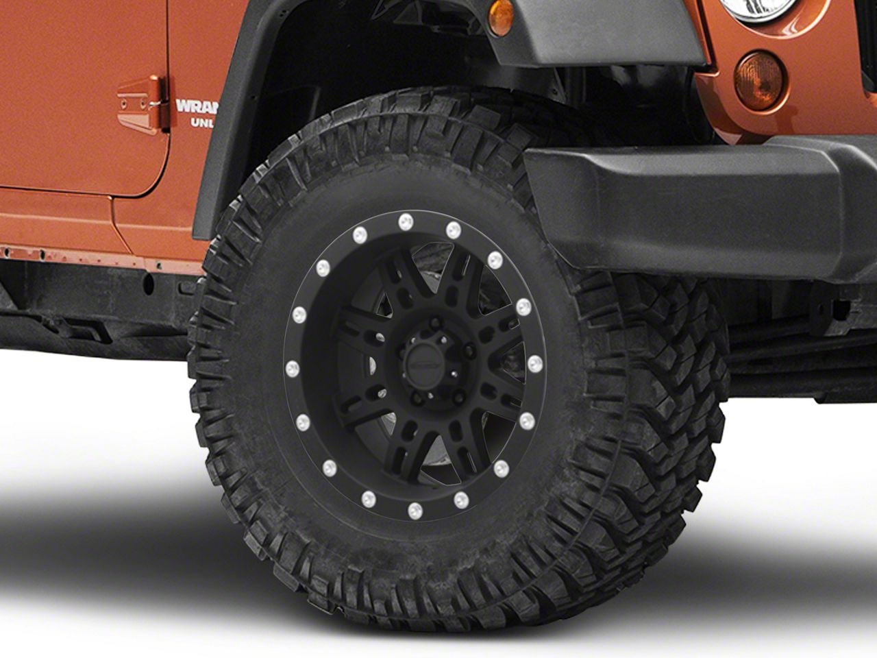 Pro Comp Wheels Jeep Wrangler Alloy Series 7031 Flat Black Wheel - 17x9 ...