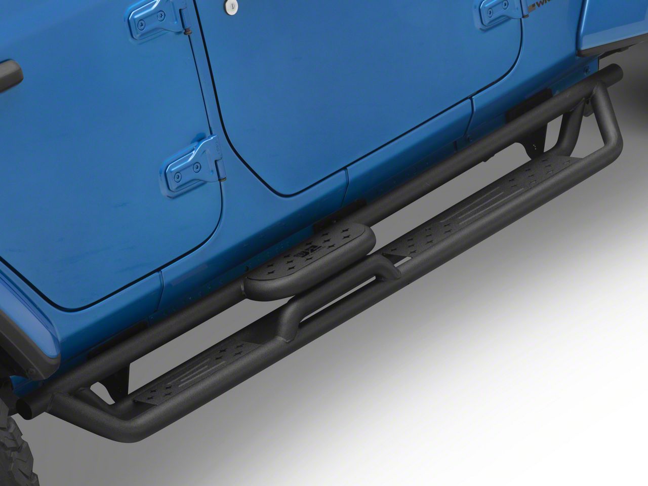 Jeep Wrangler Rocker Panel Guard Nerf Bar Running Boards; Textured ...