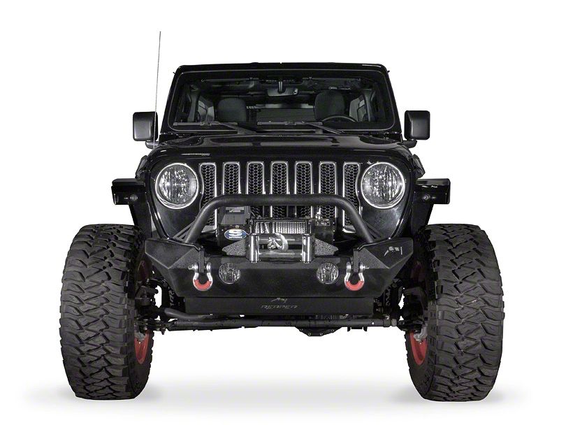 Reaper Off-Road Jeep Wrangler Immortal Series F1 Stubby Front Bumper ...