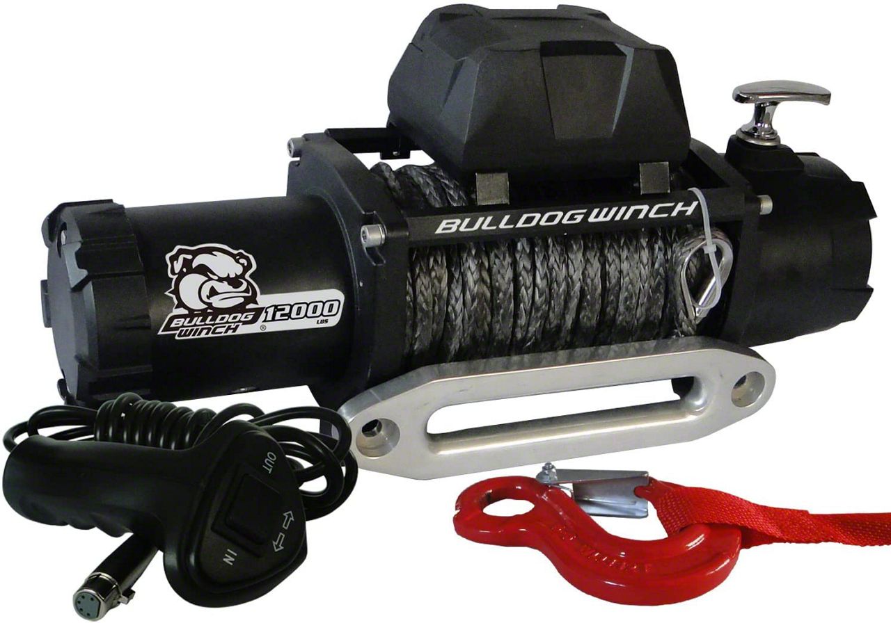 Jeep Cherokee 12,000 lb. Winch with Synthetic Rope (Universal; Some ...