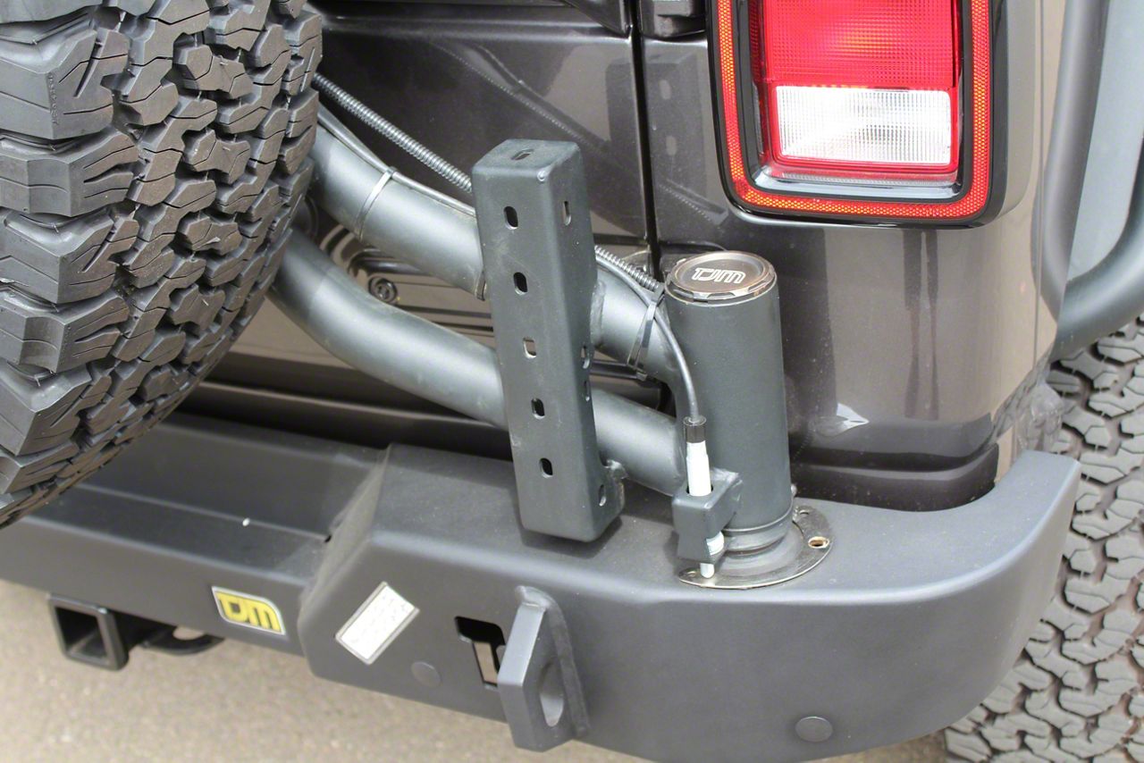 TJM Jeep Wrangler Rear Bumper Tire Carrier 081STSTC36L (18-24 Jeep ...