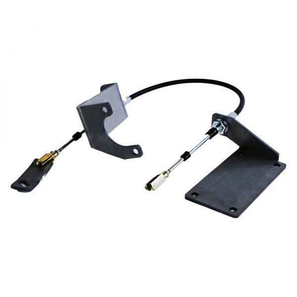 GateKeeper Off-Road Jeep Wrangler Cable Shifter Kit; Bare Steel TJLJ01 ...