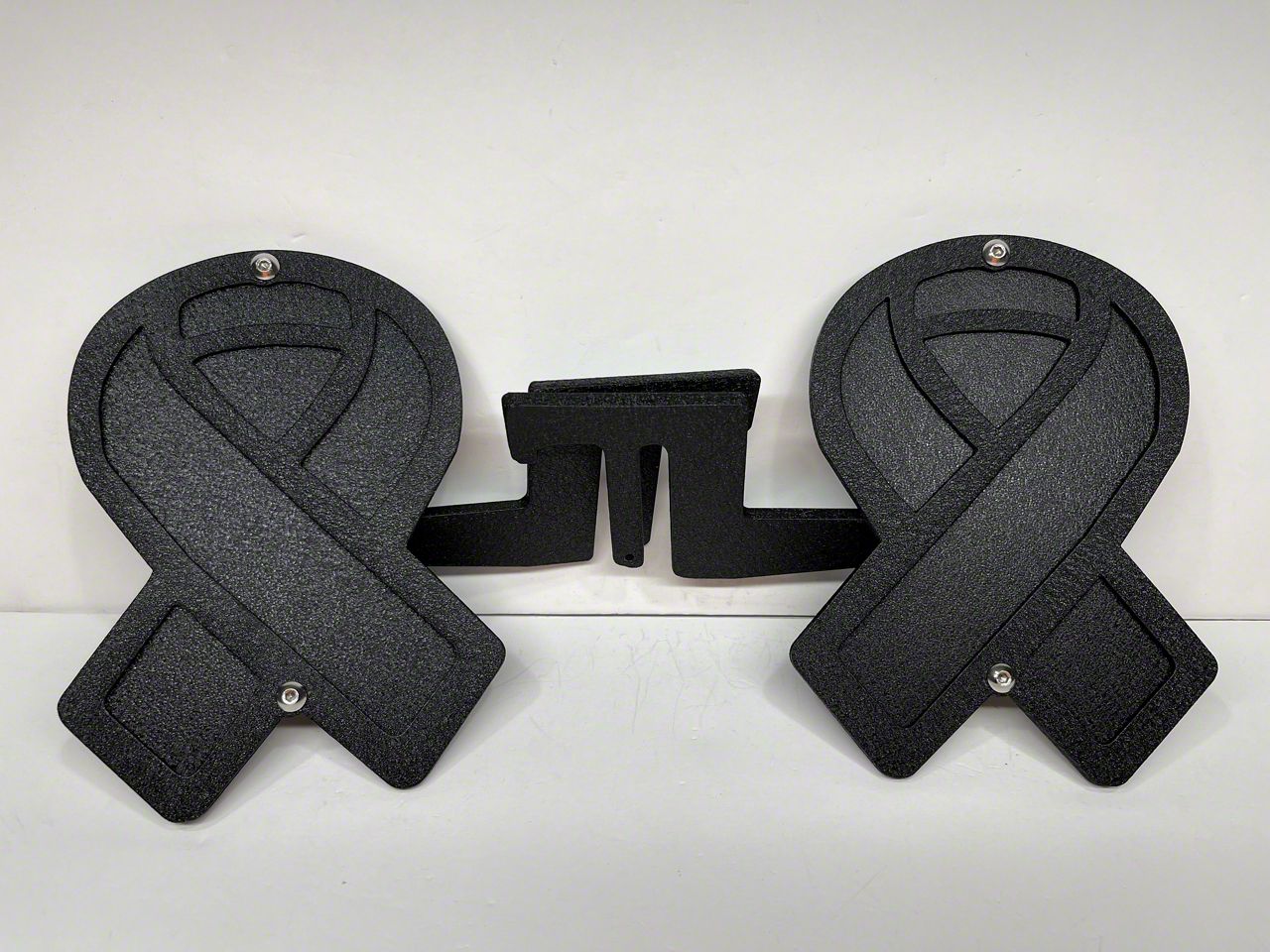 Drop Zone Off Road Jeep Wrangler Awareness Ribbons Foot Pegs; Black AR ...