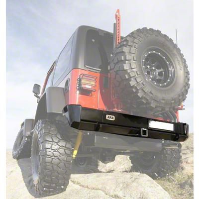 ARB Jeep Wrangler Rear Bumper; Black 5650010 (97-06 Jeep Wrangler TJ ...
