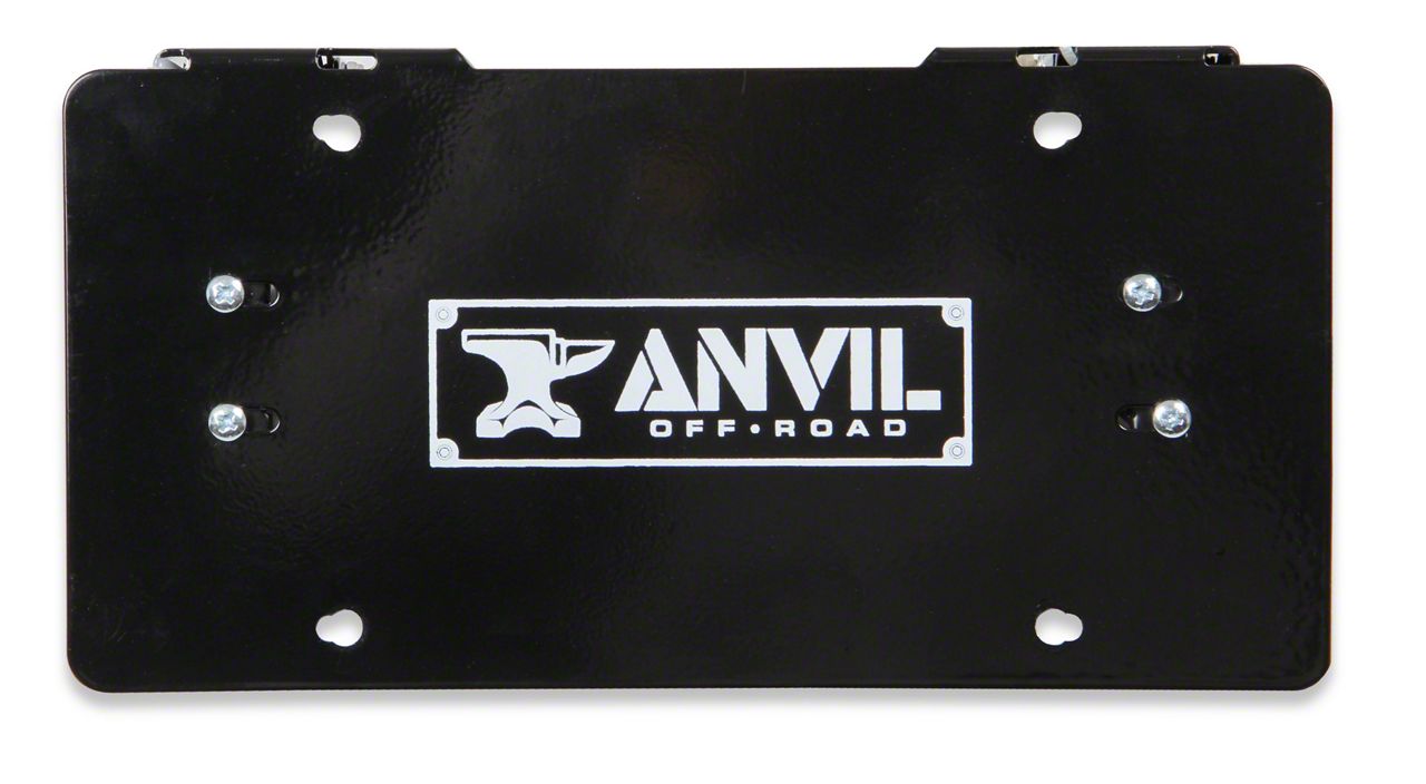 Anvil Off-Road Jeep Gladiator License Plate Mounting Bracket for Winch ...
