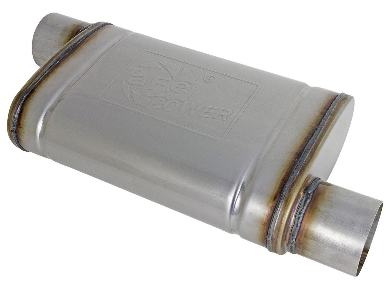 AFE Jeep Wrangler MACH Force-XP Muffler; 3-Inch Inlet/3-Inch Outlet ...