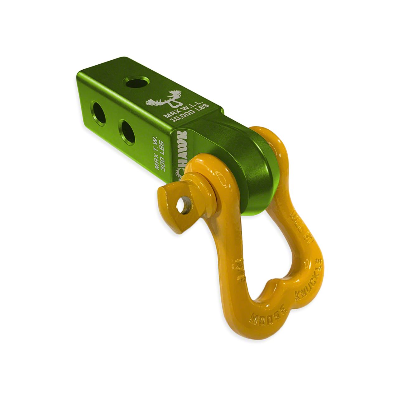 Moose Knuckle Offroad Tacoma XL Shackle/Mohawk 2.0 Receiver Combo; Bean ...