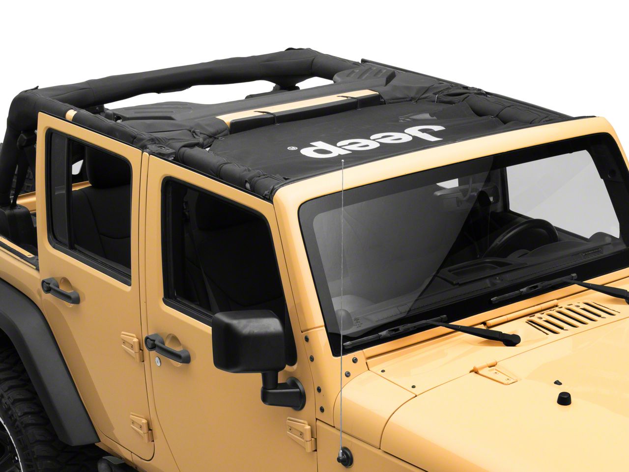 Jeep Licensed by RedRock Jeep Wrangler Mesh Sun Shade with Jeep Logo ...
