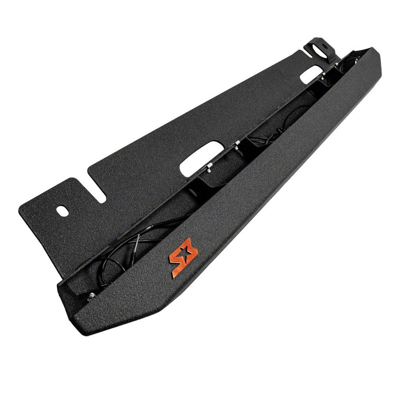 S3 Power Sports Jeep Wrangler Ambush Series Rock Sliders; Bare Metal ...