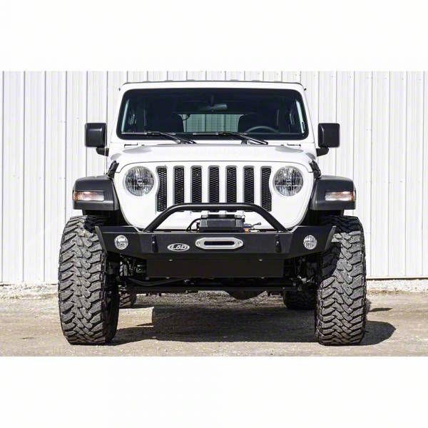 LoD Offroad Jeep Wrangler Signature Series Mid Width Front Bumper for ...