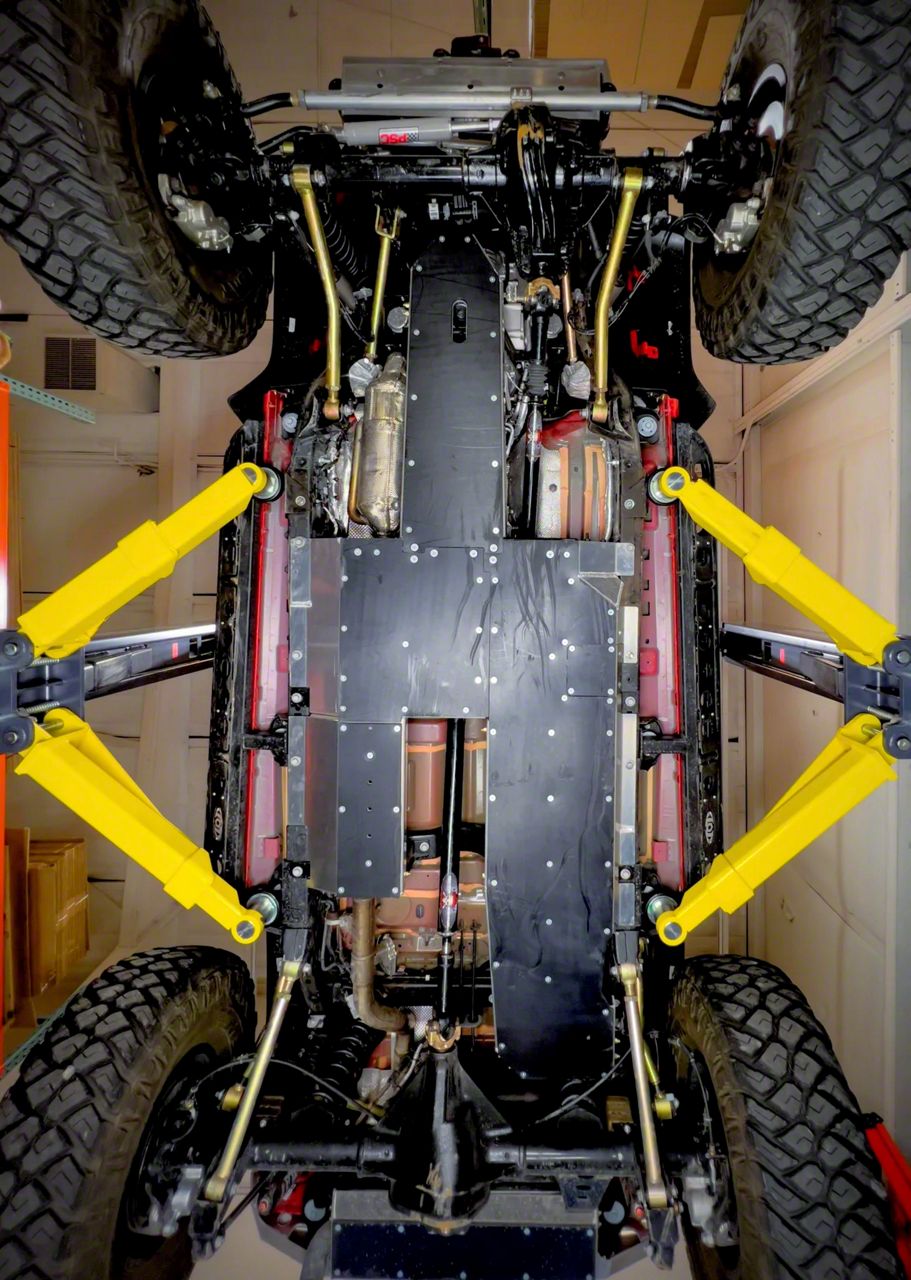 Next Venture Motorsports Jeep Wrangler Belly Skid Plates; UHMW Coated ...