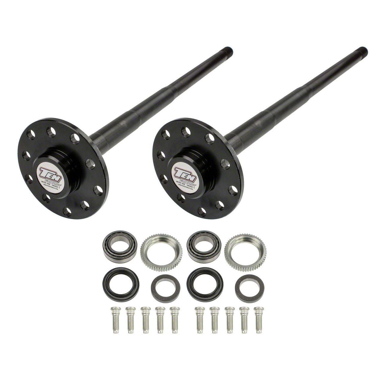 Ten Factory Jeep Wrangler 35-Spline Dana 44 Upgrade Rear Axle Kit ...
