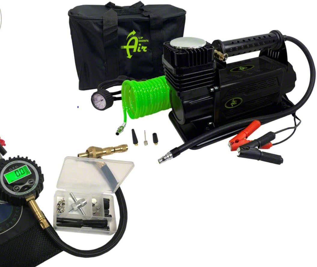 Up Down Air Jeep Cherokee Air Compressor and Digital Tire Deflator ...