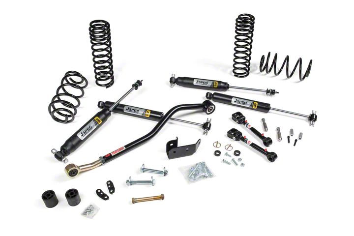 JKS Manufacturing Jeep Wrangler 2-Inch Suspension lift Kit with Jspec ...